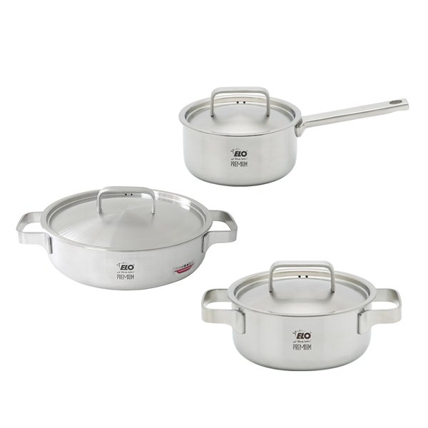 ELO 통5중 리미티드 에디션 스텐냄비 3종세트(편16, 양18, 전골24cm) - SSG.COM