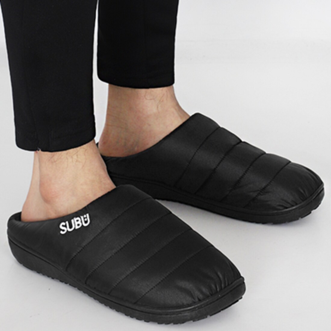 SUBU 수부 방한 패딩 슬리퍼 (SB-BLACK), 믿고 사는 즐거움 SSG.COM