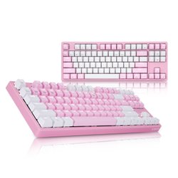 ABKO HACKER K611 게이밍 키보드(핑크V2,리니어) - SSG.COM