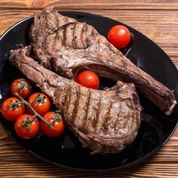 [자연맛남] 저온숙성 대왕 양갈비 토마호크 2팩 + 쯔란세트 총1.36kg내외(개당680g) - SSG.COM