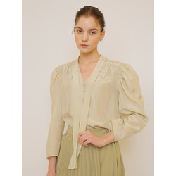 퍼프 슬리브 타이 블라우스 NW2XB285 - SSG.COM