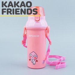 카카오프렌즈 어피치 원터치 목걸이물통 450ml - SSG.COM