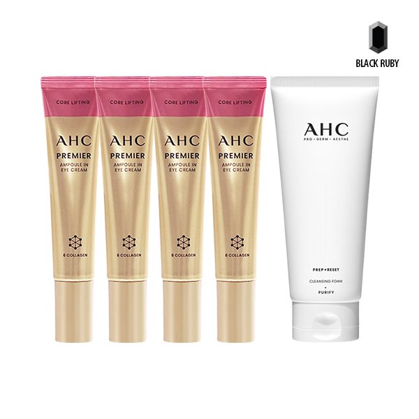 AHC 아이크림 시즌12 40ml x4 + 프렙리셋 클렌징폼 150ml (케이스없음) - SSG.COM