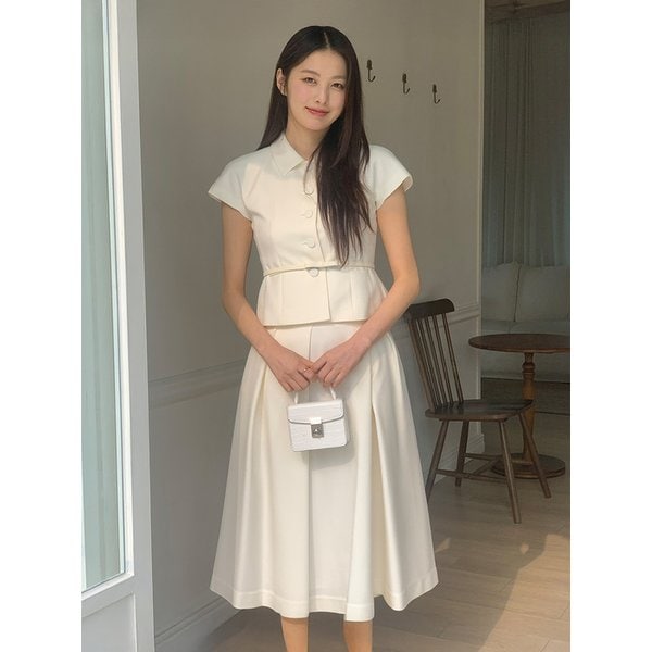 Cap-sleeve Jacket(벨트 제공)/ Ivory(2color) - SSG.COM
