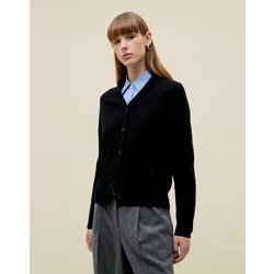 [22FW] [LF몰 단독]블랙 캐시혼방 브이넥 가디건 HSSW2D790BK - SSG.COM