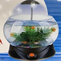 하일리아 일체형 힐링 원형 미니 어항 V01 2.5L - SSG.COM