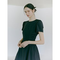 Side Shirring Dress, Black - SSG.COM