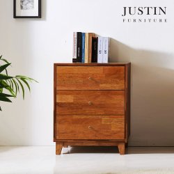 리얼 멀바우 원목 3단 서랍장(600) - SSG.COM