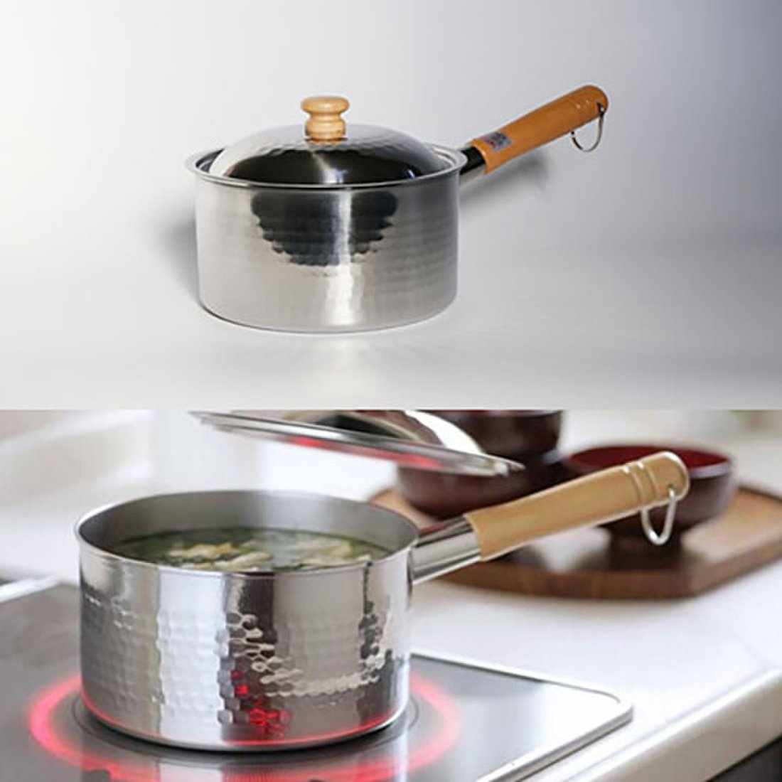 일본 시모무라 깊은 딥 스테인리스 라면 다시 편수 냄비18cm, 믿고 사는 즐거움 SSG.COM