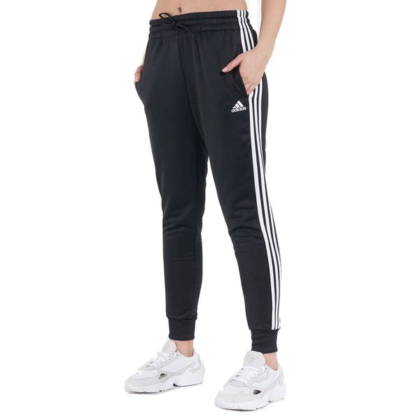 아디다스 여성 에센셜 3S 삼선 플리스 기모 조거팬츠 트레이닝 츄리닝 바지 GM5551 - SSG.COM