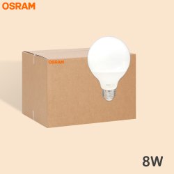 오스람 LED볼전구 볼구 8w 숏타입 전구색 노란빛 박스판매 20개입 - SSG.COM