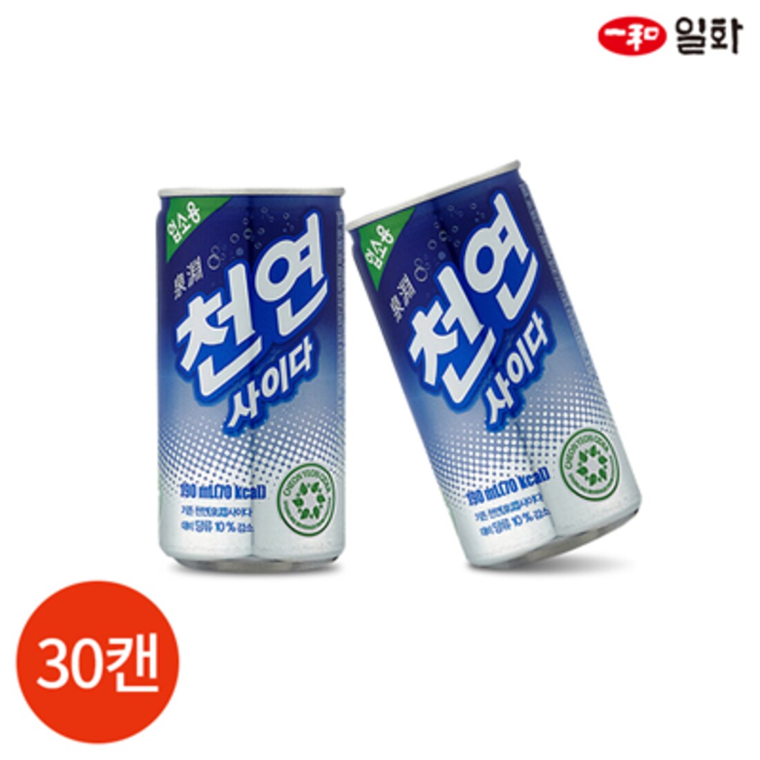 일화 천연사이다 190ml x 30캔, 믿고 사는 즐거움 SSG.COM