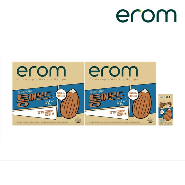 이롬 황성주 박사의 통아몬드 리얼 190ml x 40팩 [유통기한 2024-06-24] - SSG.COM