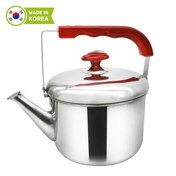 국내산 리빙글로리 노블와인 스텐 주전자 3L STS 304/ 직화 난로 들통형 손잡이 물 끓이는 보리차 - SSG.COM