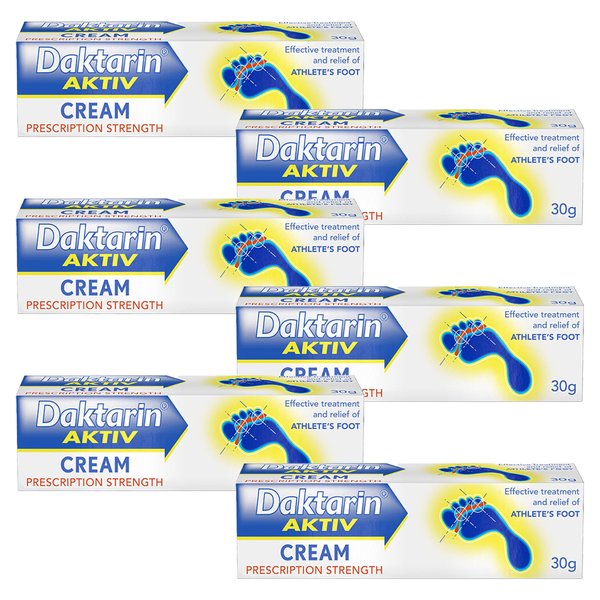 Daktarin Aktiv Cream Athlete`s Foot 닥타린 액티브 크림 30g 6팩 - SSG.COM