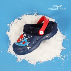 [PWX]프로월드컵키즈 스파이더맨 버튼 라이팅 방한실내화(NV) - SSG.COM