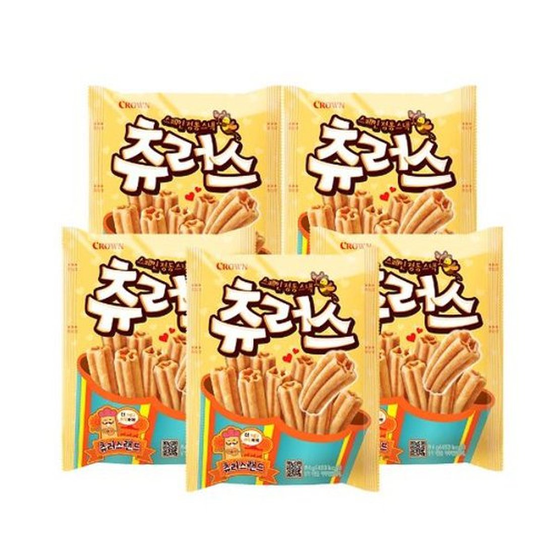 크라운 스페인 정통스낵 츄러스 84g 5봉, 믿고 사는 즐거움 SSG.COM