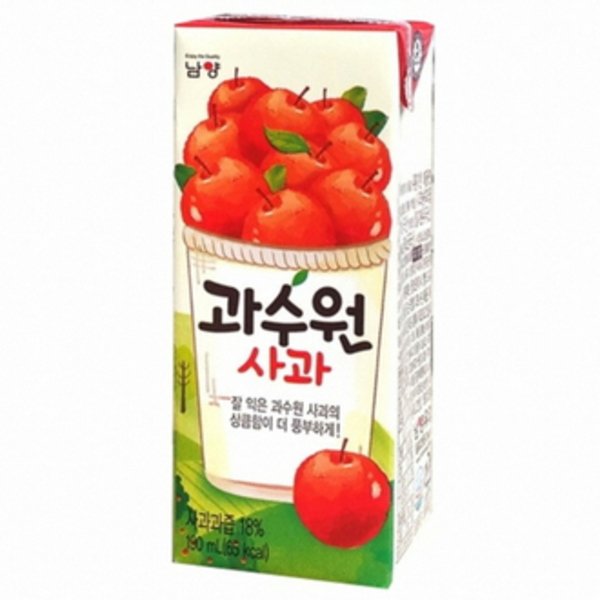 남양 과수원 사과 190ml x 72개 - SSG.COM