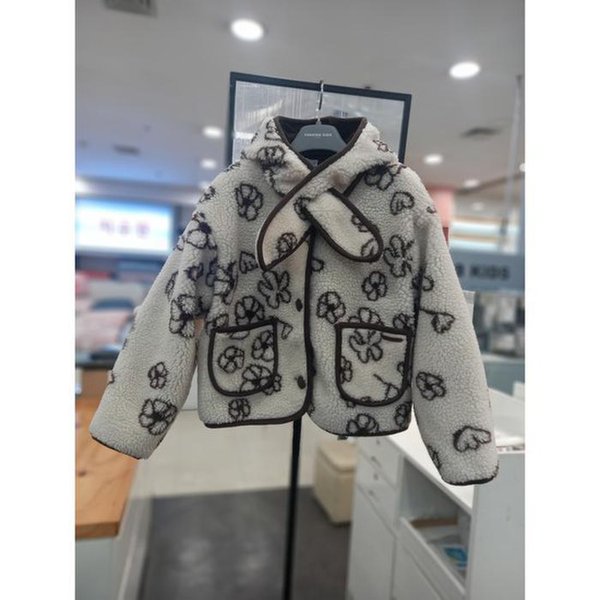 세이브존02 여아 라인꽃 자가드 뽀글이 점퍼 R2341J015 47 - SSG.COM