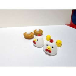 꼬꼬네 가족 4P 미니어처 피규어 - SSG.COM