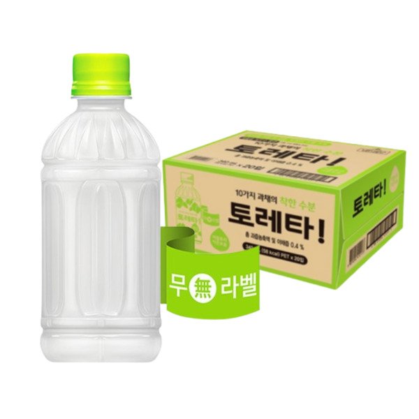 해태에이치티비 코카콜라 토레타 라벨프리 340ml x 20개 - SSG.COM