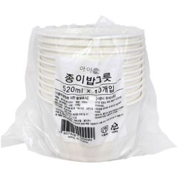 종이 밥그릇 520ml(10개입) - SSG.COM