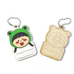 우드공예 MDF DIY 동물 이름표+군번줄세트 (개구리 - SSG.COM