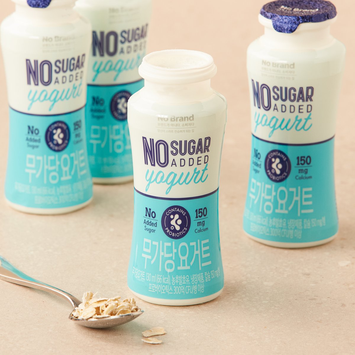[노브랜드] 무가당요거트 130ml*4 - SSG.COM