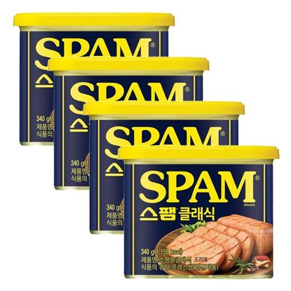 [CJ] 스팸클래식 340g x 4개[34088137] - SSG.COM
