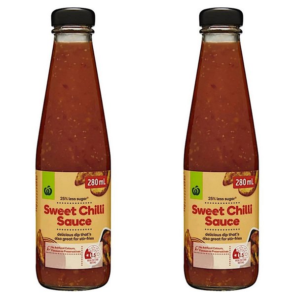 울워스 스위트 칠리 소스 Woolworths Sweet Chilli Sauce 280ml 2개 - SSG.COM