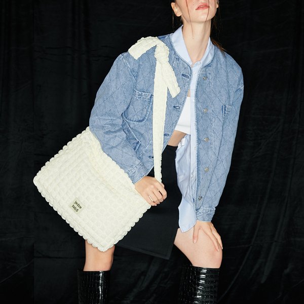 Croiffle crossbody bag_ivory - SSG.COM