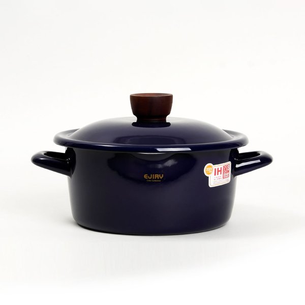 [EJIRY] 에지리 컬러컬렉션 글래이지팟 법랑냄비 20cm 양수냄비 네이비 - SSG.COM