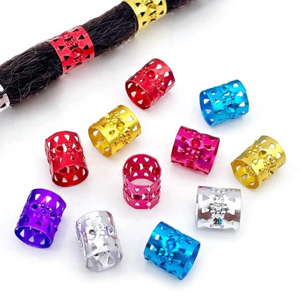 드레드헤어링 레게 헤어링 레게머리끈 숏 클립 50P - SSG.COM