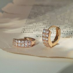 wbL 14k post 에르코 원터치 링 귀걸이 W - SSG.COM