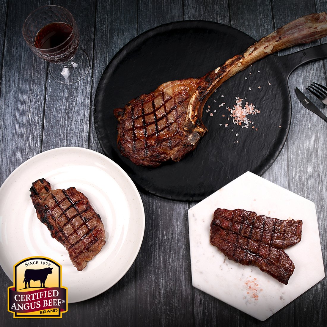 블랙앵거스 CAB 토마호크 스테이크 선물세트 1호 /토마호크스테이크700g+살치살400g+채끝400g/총1.5kg, 신세계적 쇼핑포털 SSG.COM