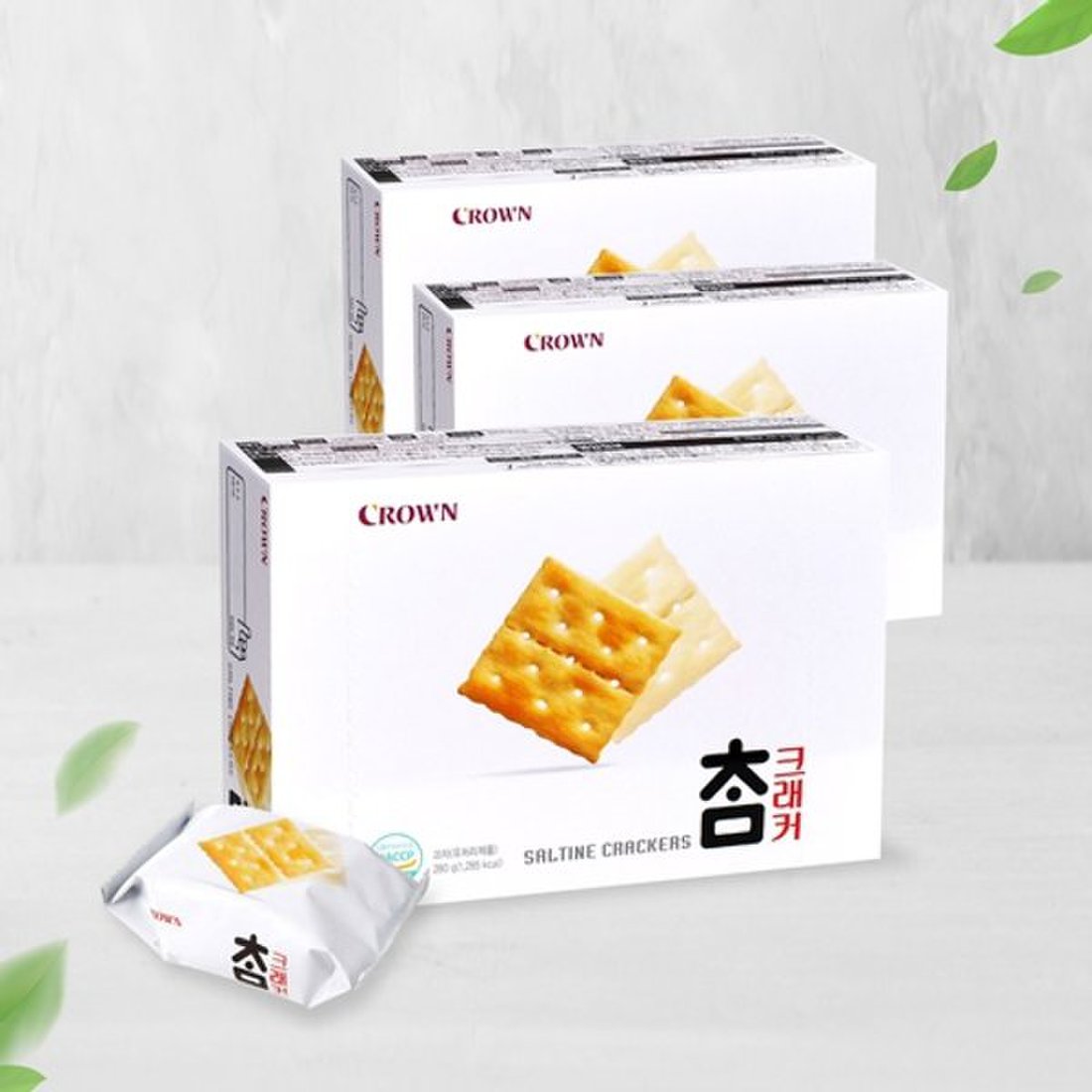 크라운 참크래커 280g x3곽/카나페만들기 사무실간식, 믿고 사는 즐거움 SSG.COM