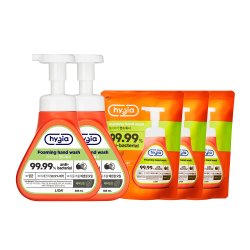 하이지아 손세정제 페퍼민트 385ml용기 x 2개 + 350ml리필 x 3개 - SSG.COM