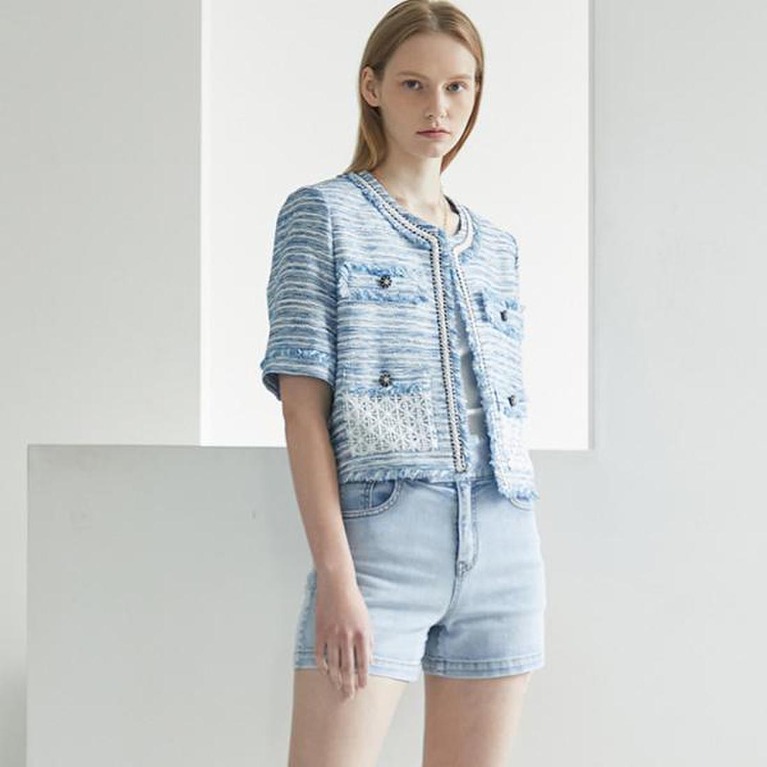 트위드 반팔 자켓 EM2WJ662_P354861308, 믿고 사는 즐거움 SSG.COM