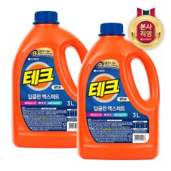 테크 딥클린 실내건조 액체세제 일반 용기 3L X 2개 - SSG.COM
