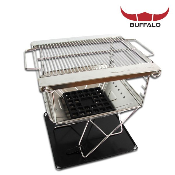 캠프화로대-L 6종세트 접이식화로대 높이조절 1.2t 그릴 화로 BBQ 취사용품 오토캥핑 버팔로정품 - SSG.COM