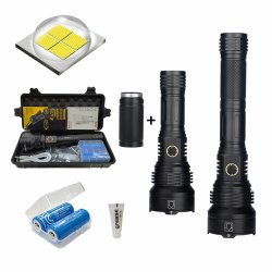 라이트형제 XHP90.2 손전등 랜턴 풀세트 후레쉬 LED 2in1 충전식 줌 써치라이트 - SSG.COM