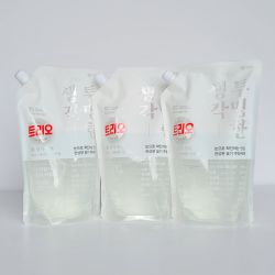애경 트리오 투명한생각 1000ml 파우치 3개 - SSG.COM
