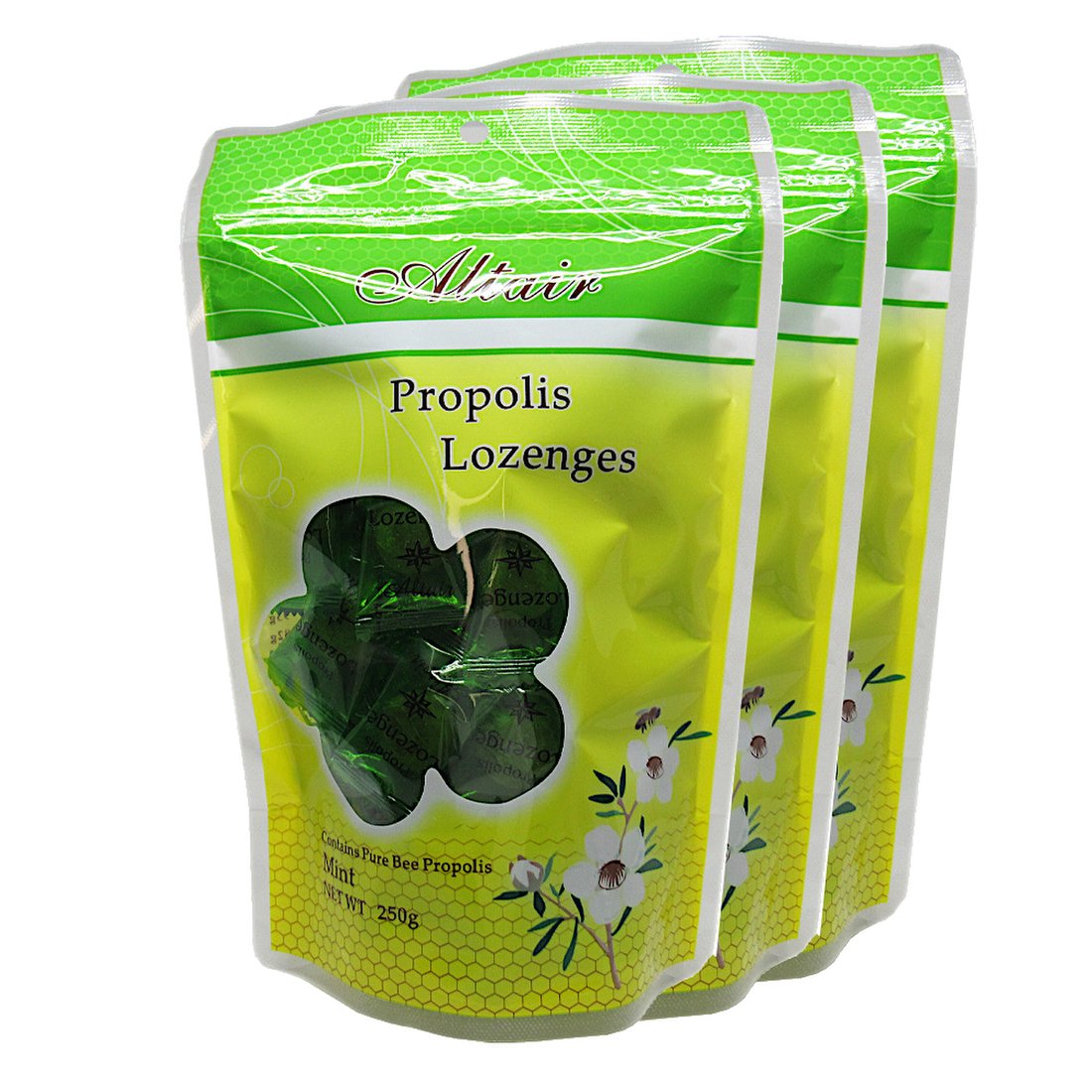 뉴질랜드 알테어 프로폴리스 로렌지 사탕 캔디 민트향 Altair Propolis Lozenges 250g 3개 , 믿고 사는 ...