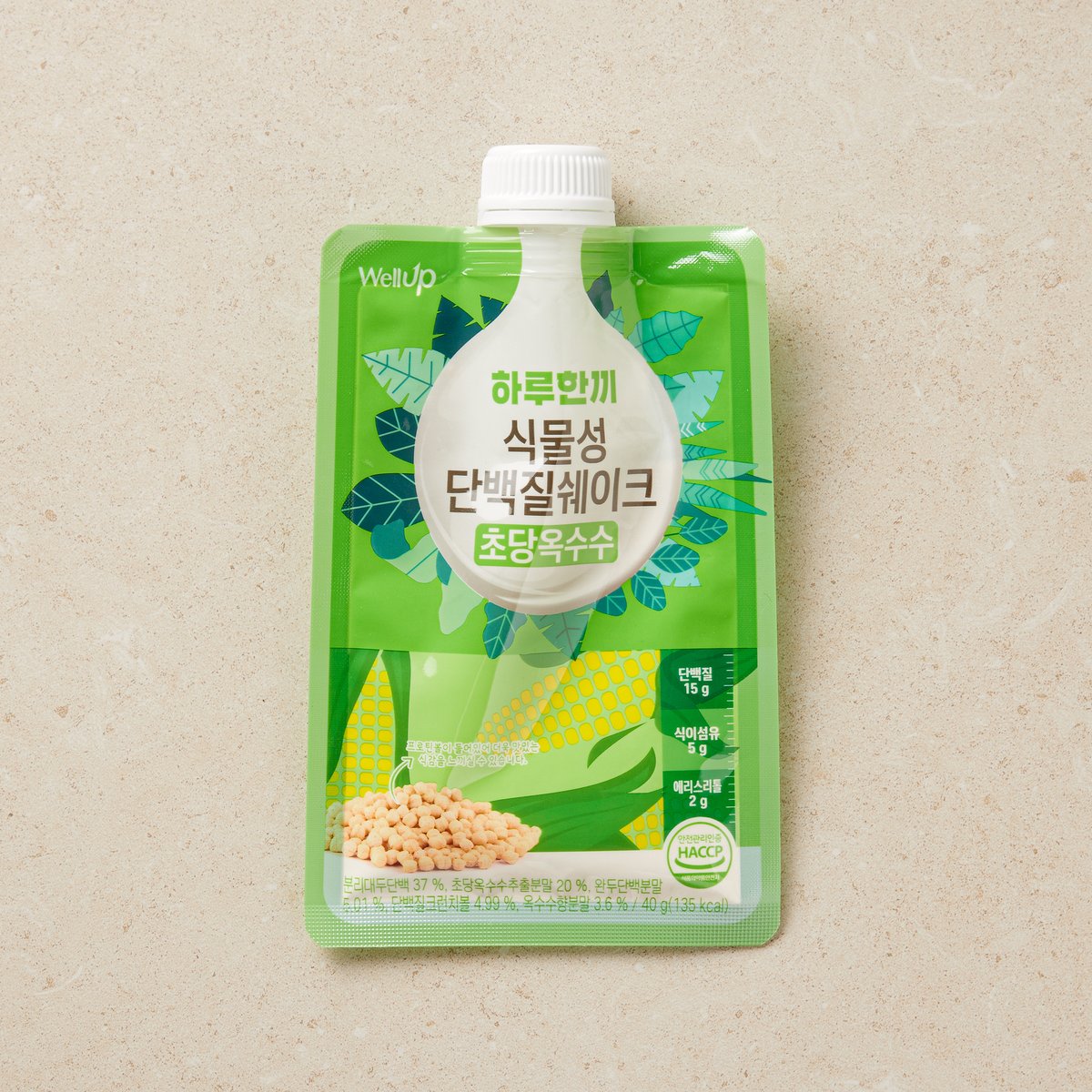 웰업 하루한끼 식물성 단백질쉐이크 초당옥수수 40g 1포 - SSG.COM