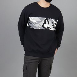 WML~4XL 남자 빅사이즈 가슴 카모 배색 맨투맨 - SSG.COM