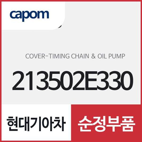 타이밍체인 & 오일 펌프 커버 (213502E330) 스포티지 - SSG.COM