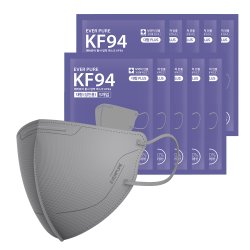 리벤스 에버퓨어 새부리형 마스크(KF94)(그레이/특대형) 50입 - SSG.COM