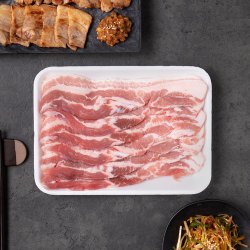 [4/22(화) 배송] 캐나다 삼겹살 구이용 (100g) - SSG.COM