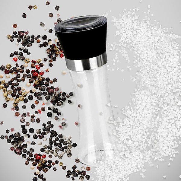 아트웨어 소금 & 후추 그라인더 180ml 스텐 블랙 굵기조절 양념통 1p - SSG.COM