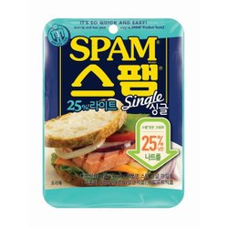 [무료배송]CJ제일제당 스팸 싱글 25% 라이트 80g x 20개 - SSG.COM